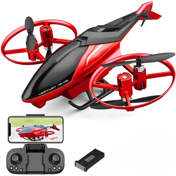 RC Helicopter Mini Drone with 1080p Camera